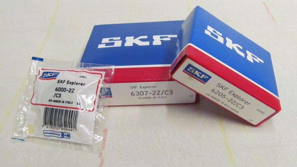 SKF 6205-2Z/C3 electric motor bearings - PLW Engineering
